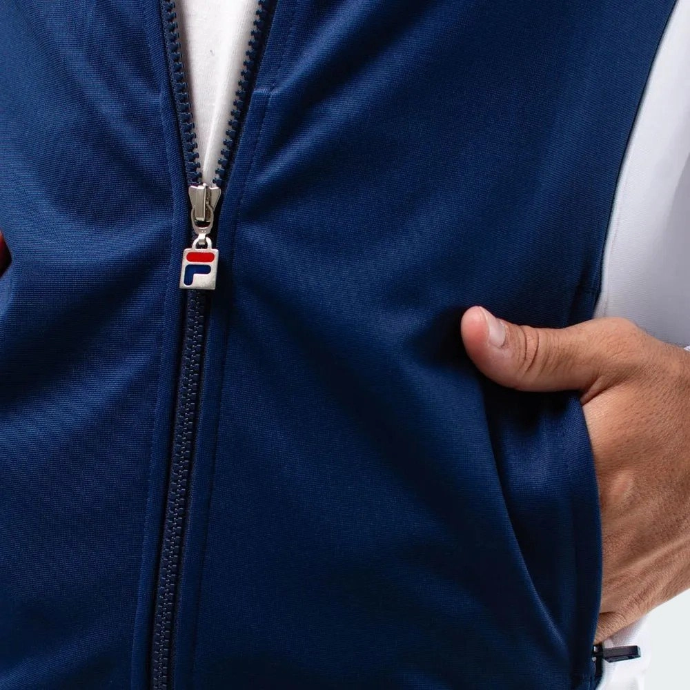 Jaqueta Fila Heritage - masculino - azul marinho e branco | Kenpo Sports